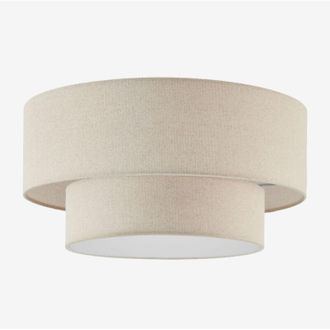 Sklum Plafonnier Lumira SKLUM Beige Lin &Oslash;40 cm