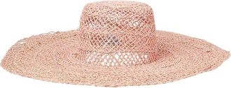 Flapper Femme, Accessoires, Rose, Taille: ONE Size Fulvia Straw Hat