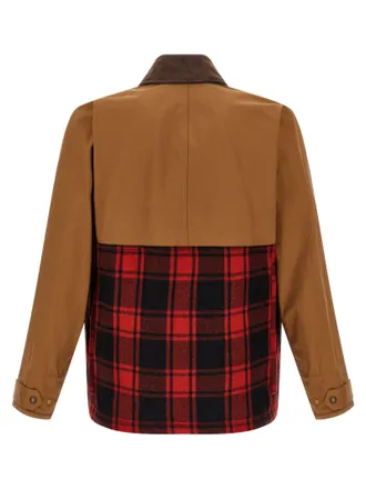 Junya Watanabe Mens Brown Cotton Shell Jacket Clothing