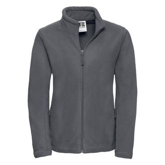 Russell Athletic Russell - Fleecejacke Durchgehender Rei&szlig;verschluss f&uuml;r Damen - F&uuml;r Au&szlig;en (Grau)