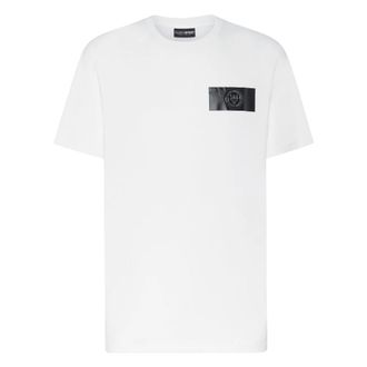 Plein Sport T-shirt Rundhals SS Tiger Crest Edition - - Sport - Herren - Wei&szlig; - 3XL