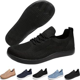 Generic Glydeessence Baskets hybrides confortables pour homme et femme - Bout large - Antidérapantes - Maille respirante - Chaussures de marche décontractées 