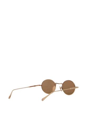 Chlo&eacute; CH0413S Round Metal Sunglasses - Gold