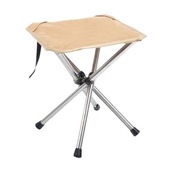 Generic Faltbarer Campingsitz - kompakter Outdoor-Sitzhocker f&uuml;r Wandern | Leichter Stahlrahmenstuhl f&uuml;r Reisen, Picknick, Wandern, Rucksackreisen