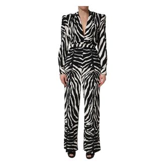 Dolce & Gabbana Femme, Combinaisons et Ensembles, Noir, Taille: 32 FR Jumpsuit