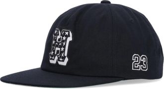 HUF Schwarze Baumwollkappe mit flachem Schirm - - Accessories - Herren - Schwarzk - ONE SIZE