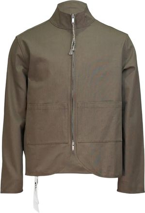 Diomene Weste mit Reißverschlusstaschen - Braun