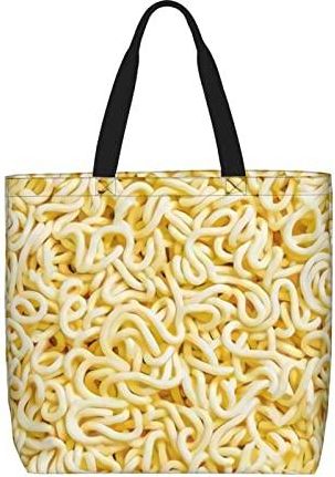 Generic Sac Fourre-Tout Mod&egrave;le De Soupe De Nouilles Ramen Femmes Sac &Agrave; Bandouli&egrave;re R&eacute;utilisable Lavables Sacs En Toile &Eacute;paule, Pour Femmes, Tous Les Jours, Bu