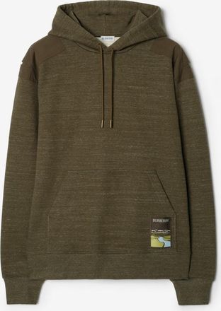 Burberry Hoodie en coton avec &eacute;tiquette Landscape, Size: XXXL