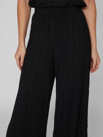 Vila Schlupfhose VIPLISA HW LOOSE PANTS - NOOS Sommerhose, plissierte Optik