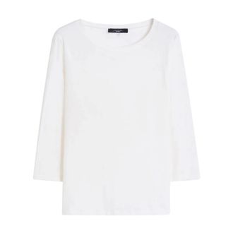 Max Mara Femme, Tops, Blanc, Taille: 42 FR Wkdmultia Sweater