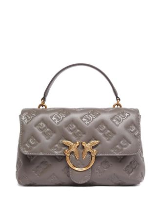 Pinko sac à bandoulière Love Birds - Gris