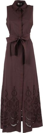 P.A.R.O.S.H. P.a.r.o.s.h., Femme, Robes, Brun, Taille: 36 FR Abito