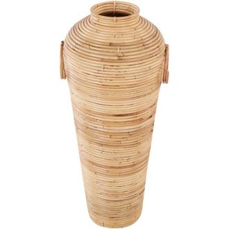 Beliani Dekovase ELATIA Rattan 70 cm Naturfarben