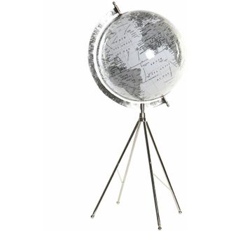 DKD Home Decor Dkd Home Decor - Globe Plastikmetall Terre 27x25x61 Plage wei&szlig;e Plastikmetallmaterial Materialfamilienfarben Innendekoration Details
