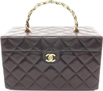 Chanel Matelassé Kosmetiktasche - Black