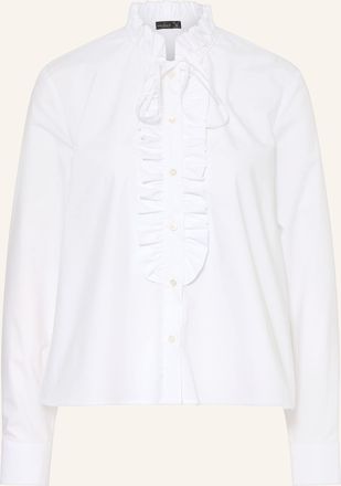 van Laack Van Laack Bluse Vl-Nhea-Xx Mit R&uuml;schen weiss