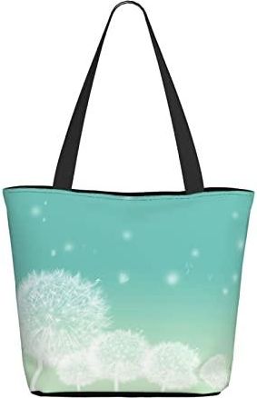 AOOEDM Flower-Dandelions Ladies Shopping Bag 13x11x7in.Le cadeau parfait pour la Saint-Valentin.Cest de la Saint-Valentin pour maman, fille, &eacute;pouse, etc