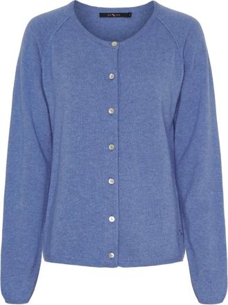 BTF-CPH Kaschmir Cardigan 50067 - - Knitwear - Damen - Blau - M