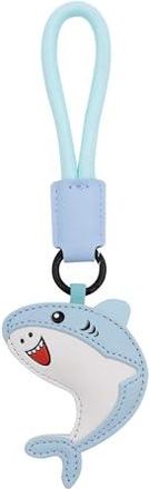 Generico Pendentif porte-cl&eacute;s dauphin requin - pendentif animal pour porte-cl&eacute;s - d&eacute;coration portable en cuir pour sac &agrave; dos Keychain adultes, C, riferimento a