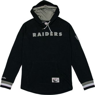 Mitchell & Ness NFL Throwback Collection Legendary Slub Long Sleeve Hoody - Oakland Raiders, M