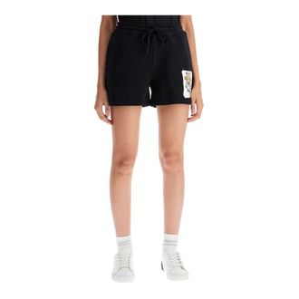 Moschino Femme, Shorts, Noir, Taille: 34 FR Teddy Bear Sports Shorts