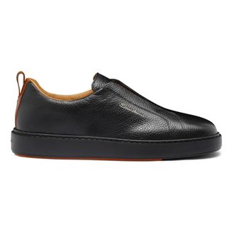 Santoni Cleanic Slip-On Sneaker - - Shoes - Herren - Schwarzk - 44 EU