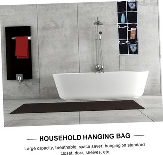 Valiclud Aufbewahrungsbeutel Zum Aufhängen Mehrlagige Netz Hängetasche Mit Staubschutz Wandorganizer Für Kosmetik Elektronik Und Accessoires Leichte Geruchsneu