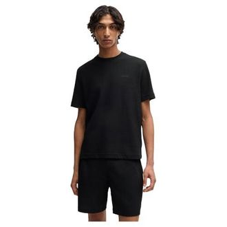 HUGO BOSS Hommes Austin T-Shirt T-Shirt de Pyjama gaufr&eacute; avec Logo brod&eacute;