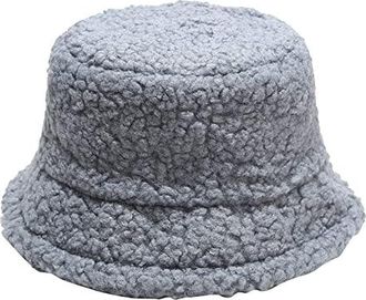 Generic Chapeaux dhiver pour femme - Chapeau de soleil chaud en velours doux - Chapeau de p&ecirc;cheur pour femme - Long chapeau de plage, bleu, M