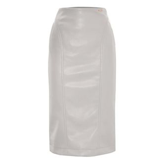 Kocca Femme, Jupes, Beige, Taille: 40 FR Jupe crayon en similicuir