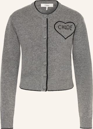 Chlo&eacute; Strickjacke grau