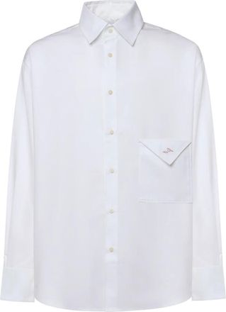 Jacquemus Homme, Chemises, Blanc, Taille: XL The Nappe Shirt