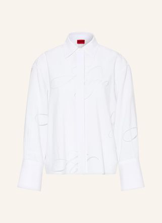HUGO BOSS Hugo Hemdbluse Echinacea weiss