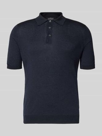 Gran Sasso Slim Fit Poloshirt aus reiner Seide