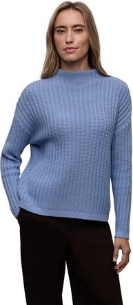 Street One Turtleneck Strukturpullover Frosted Blue 40
