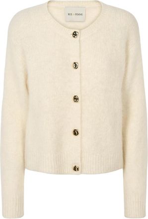 Rue de Femme Strickware - - Knitwear - Damen - Wei&szlig; - XS