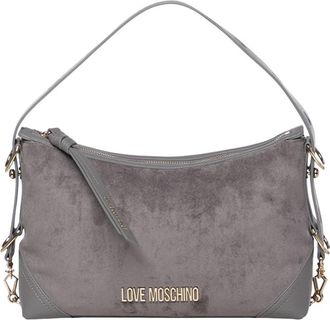 Love Moschino Umh&auml;ngetasche mit Rei&szlig;verschluss oben - - Bags - Damen - Grau - ONE SIZE