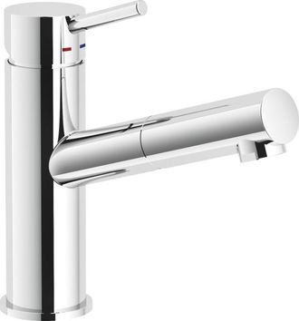 Nobili Miscelatore Lavabo Con Doccetta Estraibile Nobili Serie Live Lv00118/40cr Cromato - Ottone