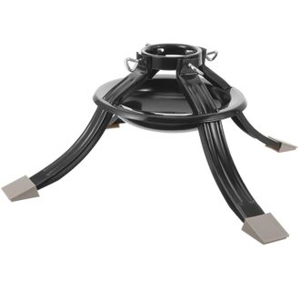 Aboofan Vintage Weihnachtsbaumst&auml;nder aus Gusseisen Gr&uuml;ner Metall Baumsockel mit Schraubklemmen Stabil f&uuml;r Gro&szlig;e B&auml;ume und Innenbereich