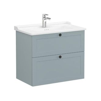 Vitra Meuble de salle de bain avec lavabo Root 80x67x46 cm vert mat (ROOTC80GINTC) - Vitra