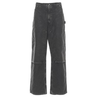 Maison Margiela Homme, Jeans, Noir, Taille: L Jean Jambe Droite