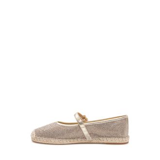 Michael Kors Femme, Chaussures, Gris, Taille: 38 1/2 EU Lynn Ballerines Espadrilles