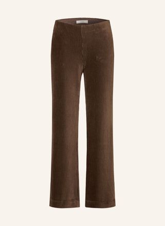 Yerse Yerse Cordhose Dobras braun