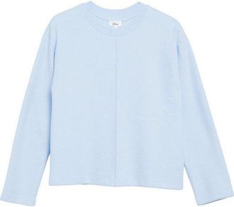 s.Oliver Sweatshirt Sweatshirt Angerautes Sweatshirt im Relaxed Fit