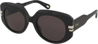 Chlo&eacute; unisex, Accessoires, Noir, Taille: 52 MM Lunettes de soleil