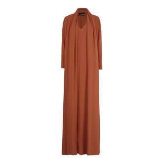 Cortana Jolie- robe en soie stretch rouge lave - Femme - Robes - Rouge - Taille: 36 FR