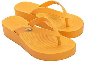 Melissa Womens Sun Venice Platform Ad Wedge Sandal, jaune, 8/9 UK