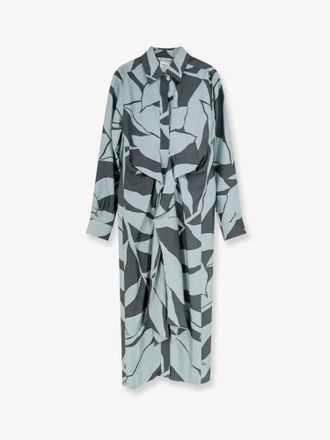 Max Mara Mxmrobinia printed silk dress - MAX MARA - gender_Woman