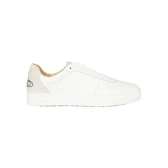 Vivienne Westwood Kalbsleder Sneakers mit runder Zehenpartie - - Shoes - Herren - Wei&szlig; - 40 EU